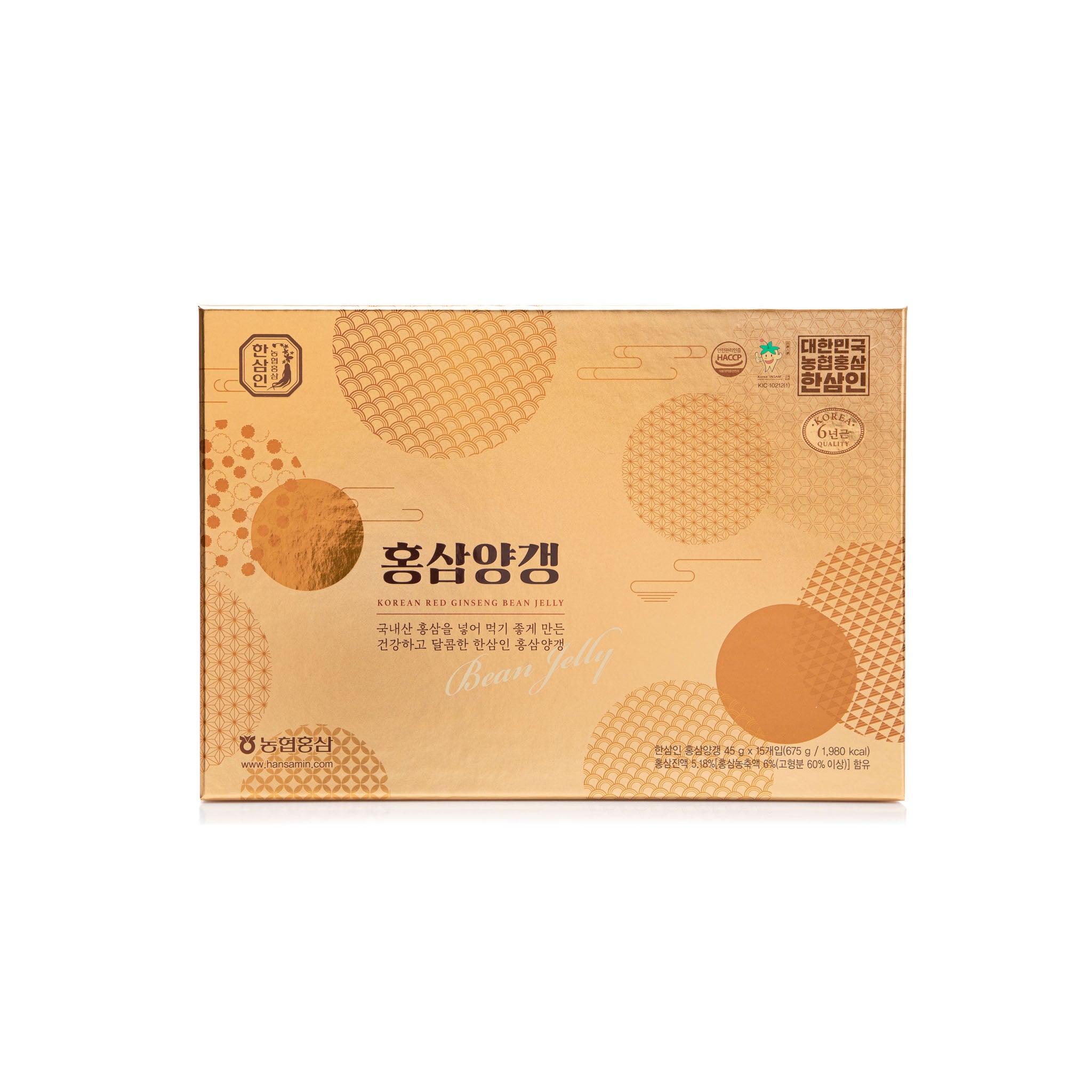 Premium Korean Red Ginseng Bean Jelly 45g x 15ea – Korean Red Ginseng ...